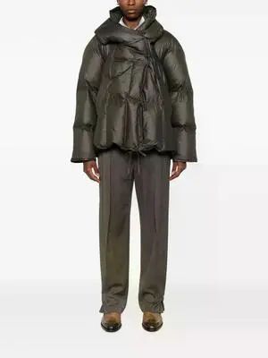 SYSTEM Quilted Hooded Puffer Jacket
