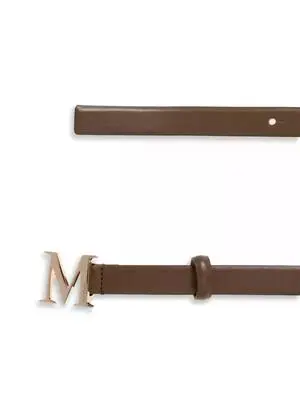Max Mara M-logo Leather Belt