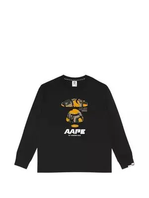 AAPE BY *A BATHING APE Camo-print Sweatshirt - Black