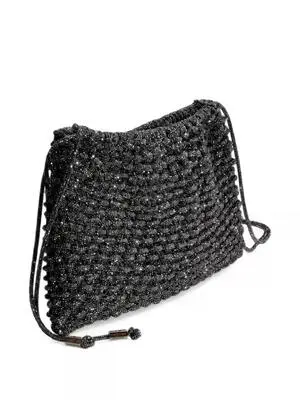 HIBOURAMA Penelope Crystal Embellished Tote Bag