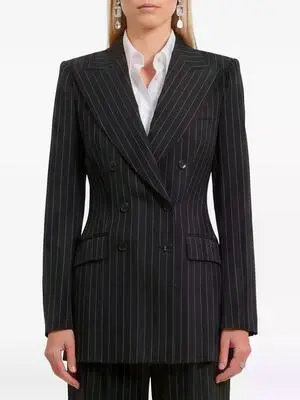 Dolce & Gabbana Double-breasted Chalk-stripe Jacket