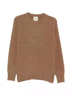 THE AMHANTE Distressed Textured Knit Sweater