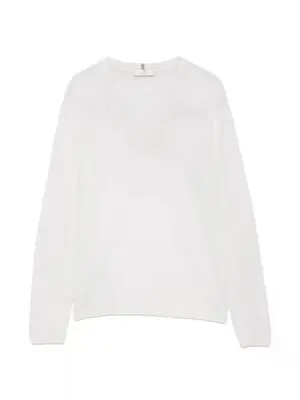 PANICALE V-neck Cashmere Sweater - Neutrals