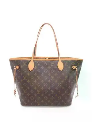 LOUIS VUITTON 2008 Monogram Neverfull Mm Tote Bag - Brown