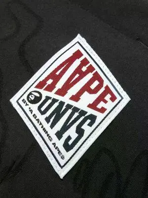 AAPE BY *A BATHING APE Moonface Logo Camo-print Hoodie