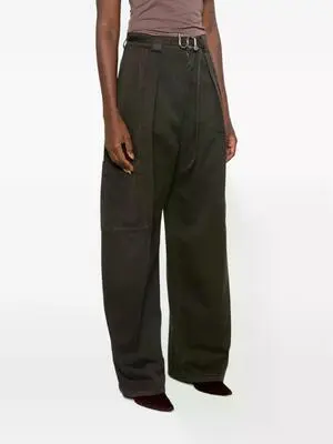 Sportmax Pleated Wide-leg Jeans