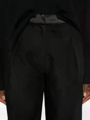 TWENTY FOURHAITCH Satin-waistband Pleated Trousers