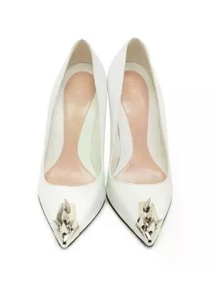 Alexander McQueen Punk Studded Pointed Toe Stiletto Pumps