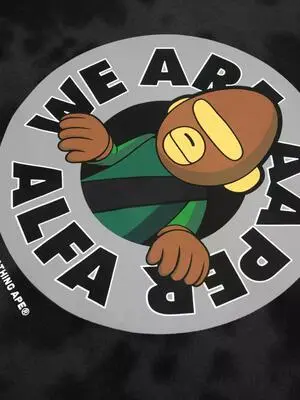 AAPE BY *A BATHING APE Moonface Tie-dye Hoodie