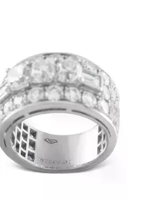 BVLGARI Platinum Diamond Band Ring