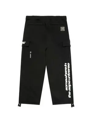 AAPE BY *A BATHING APE Moonface Logo-appliqué Cargo Track Pants