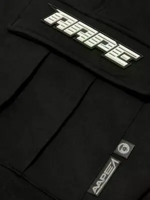 AAPE BY *A BATHING APE Moonface Logo-appliqué Cargo Track Pants