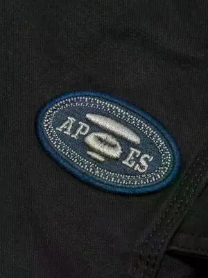 AAPE BY *A BATHING APE Moonface Logo Relaxed-fit Trousers
