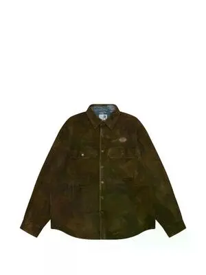 AAPE BY *A BATHING APE Moonface Logo-patch Shirt - Brown