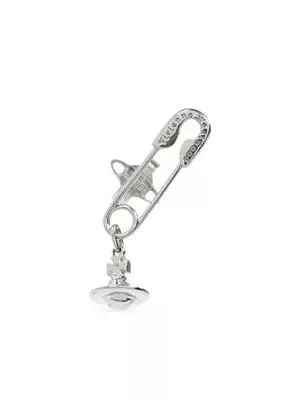 VIVIENNE WESTWOOD Safety Pin Orb Pendant Earrings