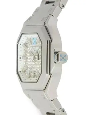 Off-White Shift Pavé 40mm Watch