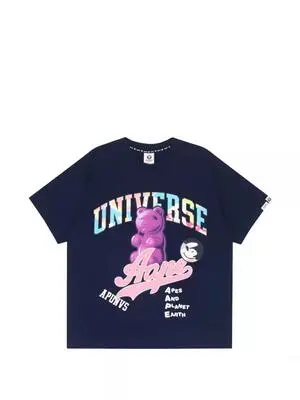 AAPE BY *A BATHING APE Graphic-print T-shirt - Blue