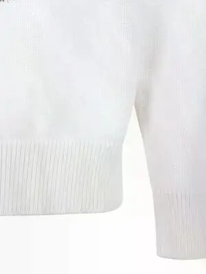 Kenzo Intarsia Knit Sweater - White