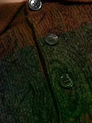 Etro Paisley-pattern Striped Polo Sweater