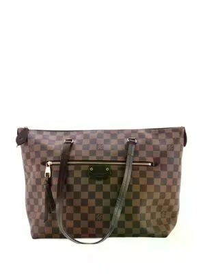LOUIS VUITTON Damier Mm Iena Tote Shoulder Bag - Brown