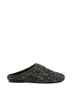COTEMP Woven Slip-on Mules