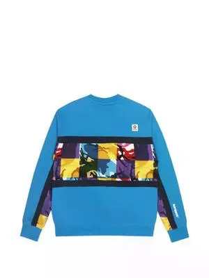 AAPE BY *A BATHING APE Logo-print Sweatshirt - Blue