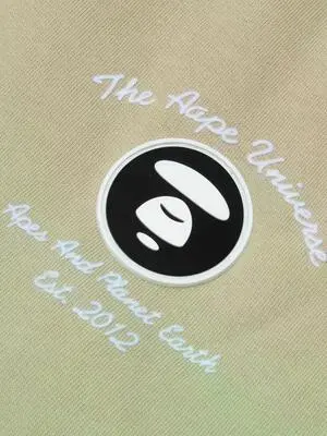 AAPE BY *A BATHING APE Moonface-detail Raglan-sleeve Sweatshirt - White