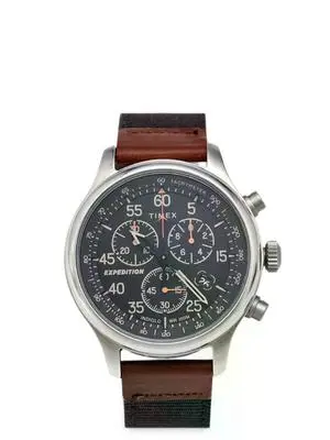 TIMEX Expedition Indiglo Chronograph Watch - Grey