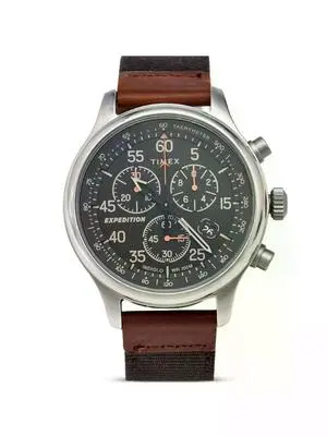 TIMEX Expedition Indiglo Chronograph Watch - Grey