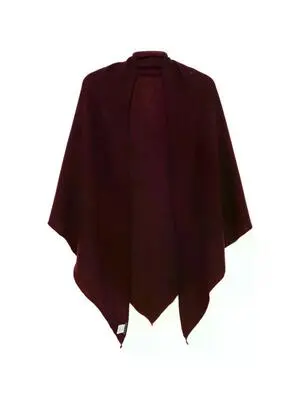 Faliero Sarti Fine-knit Pointed-edge Scarf - Red