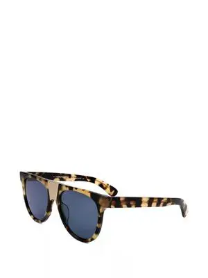 Calvin Klein Round Frame Sunglasses
