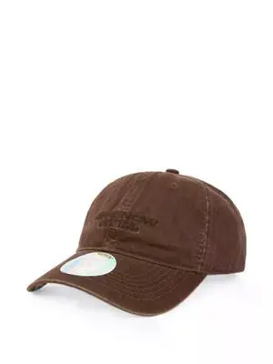 AAPE BY *A BATHING APE Moonface-patch Baseball Cap - Brown