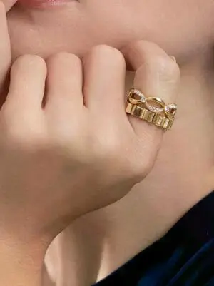 CICADA JEWELRY 18k Yellow Diamond Ring