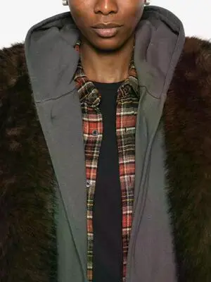 SYSTEM Faux Fur Hooded Jacket