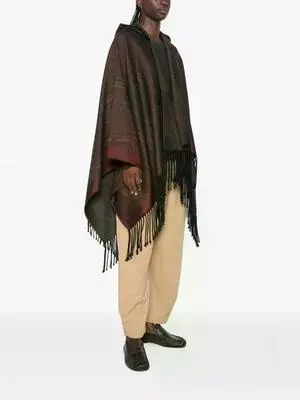 Etro Paisley-print Hooded Poncho