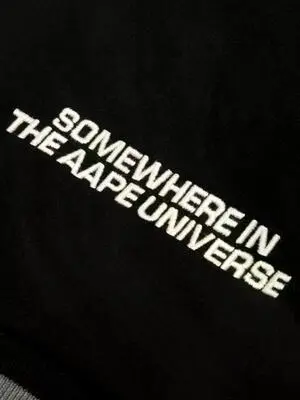 AAPE BY *A BATHING APE Moonface-patch Button-up Sweatshirt