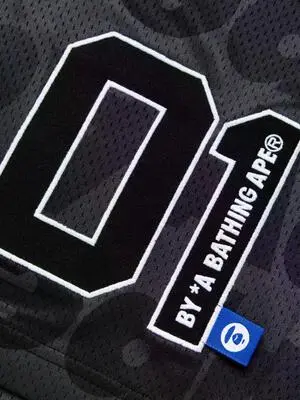 AAPE BY *A BATHING APE Moonface-detail Shorts