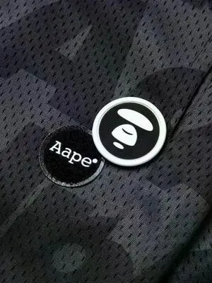 AAPE BY *A BATHING APE Moonface-detail Shorts