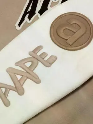 AAPE BY *A BATHING APE Moonface Embroidered Bomber Jacket