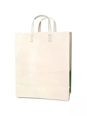 FREITAG Two-toned Tote Bag With Logo Patch - White