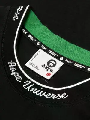 AAPE BY *A BATHING APE Embossed-logo Relaxed-fit T-shirt