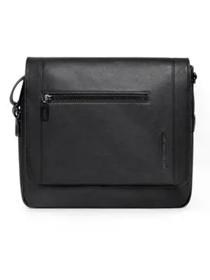 PIQUADRO Logo-embossed Messenger Bag