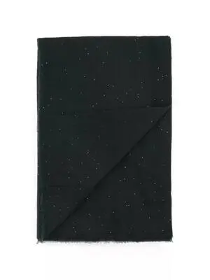 Faliero Sarti Sequin-embellished Frayed Scarf