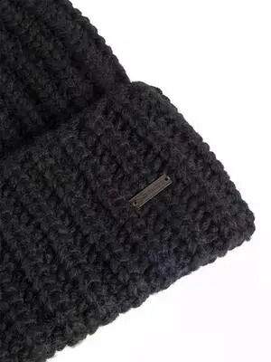 Dsquared2 Après Ski Ribbed Chunky-knit Wool Beanie