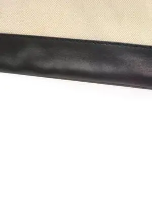 Balenciaga Canvas Navy Clip M Clutch Bag