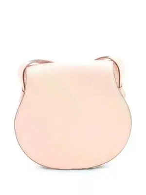 Chloé Marcie Leather Mini Crossbody Bag - Pink