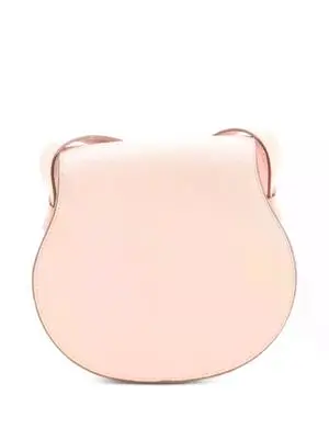 Chloé Marcie Leather Mini Crossbody Bag - Pink