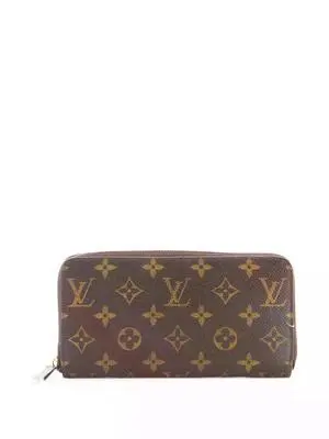 LOUIS VUITTON Zippy Wallet Monogram Canvas Small Wallets - Brown