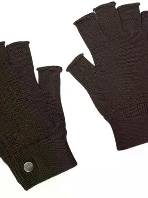 Rick Owens Fingerless Gloves With Press-stud Fastening