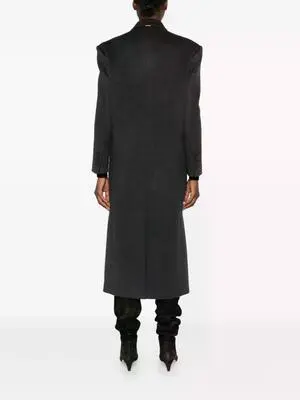 SYSTEM Double-breasted Peak-lapel Coat